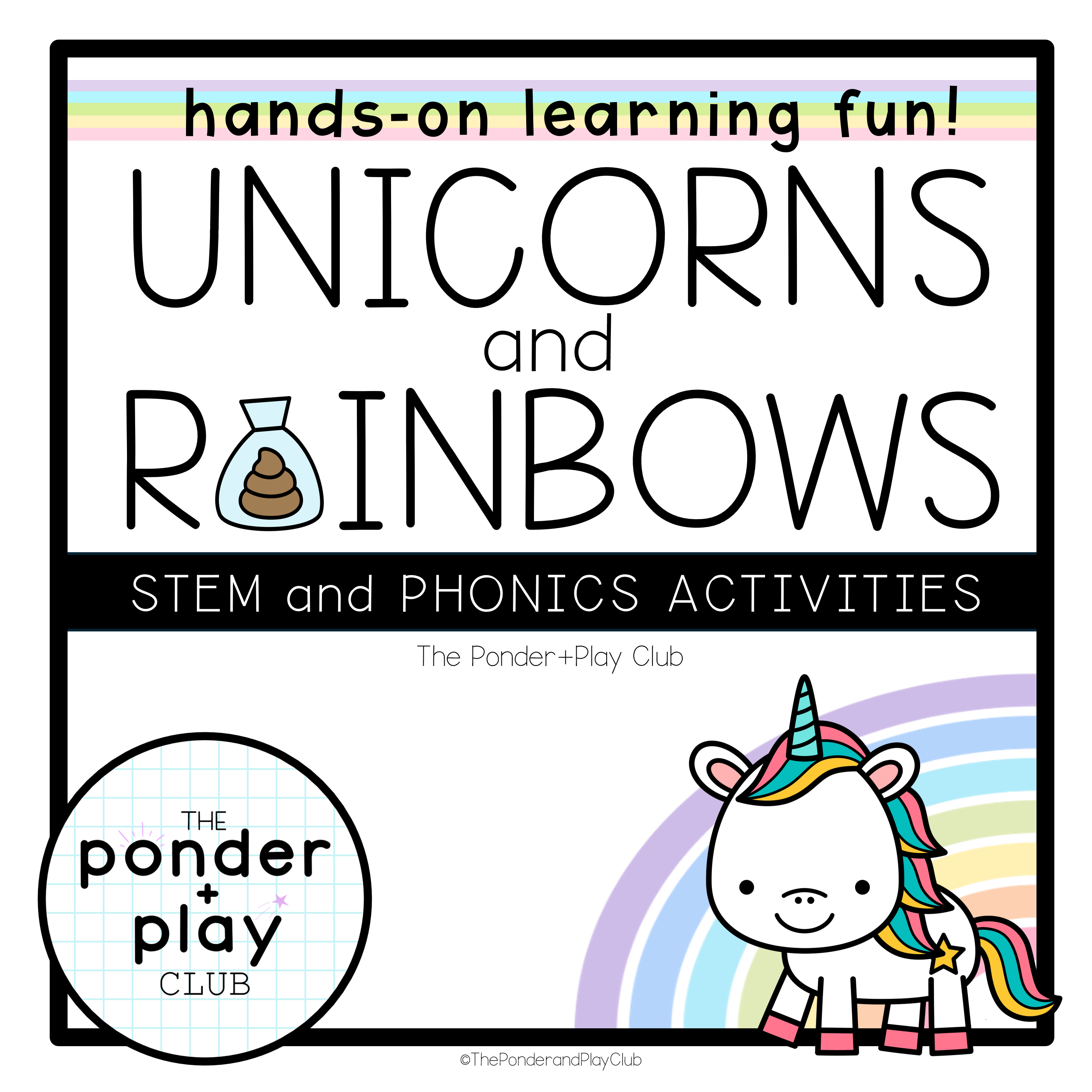 Unicorns and Rainbows Phonics and STEM activities – Paper Plane ...
